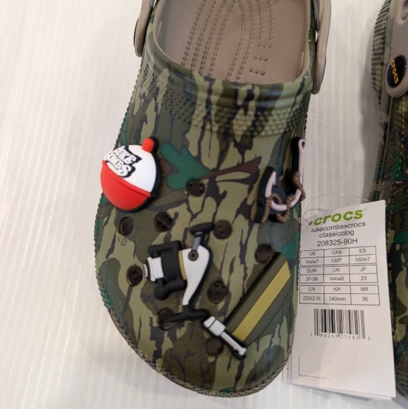 CROCS | Shoes | Crocs X Luke Combs Camouflage Classic Clogs Fishing ...